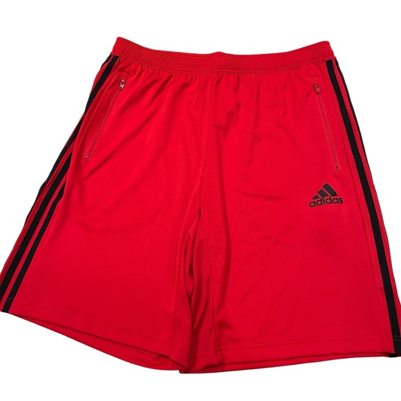 adidas | Shorts | Adidas Red Athletic Shorts L | Poshmark